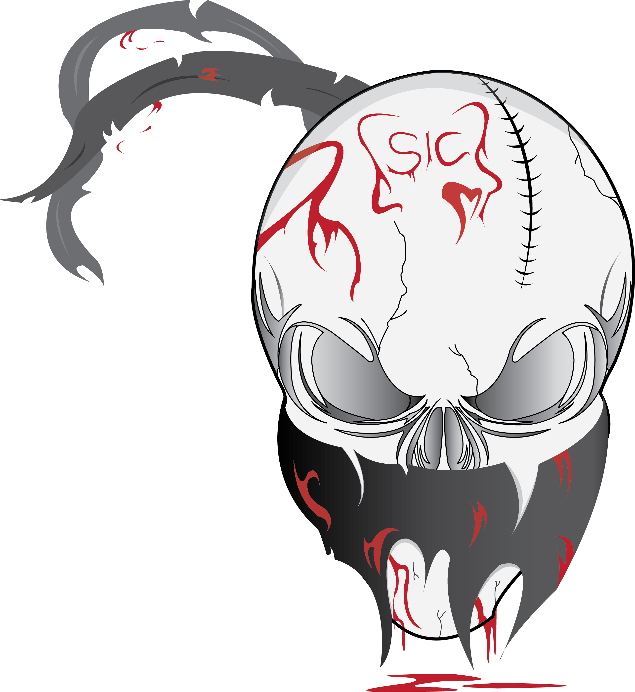 Download Skull Vector - Slipknot Vector Png PNG Image with No ...