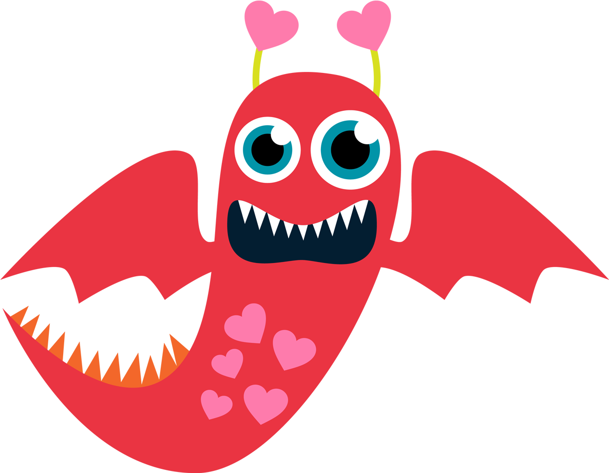 Download Monster Clipart Printable - Valentines Clip Art Monsters PNG ...