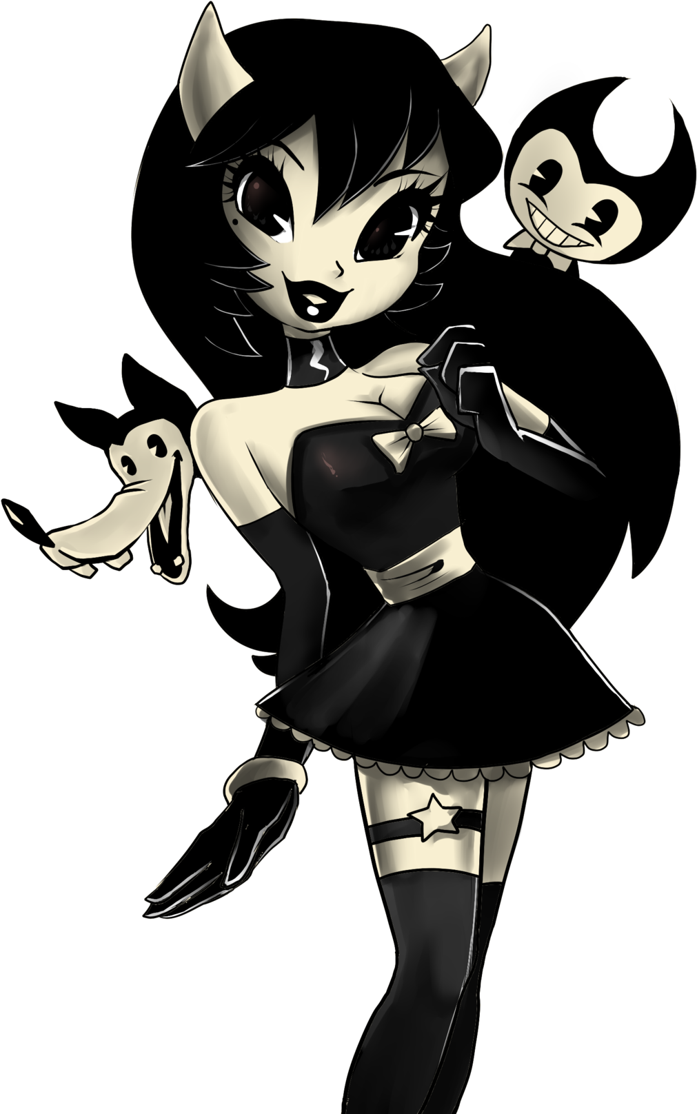 Bendy And The Ink Machine Fanart - Alice Angel Miatriss - Free ...