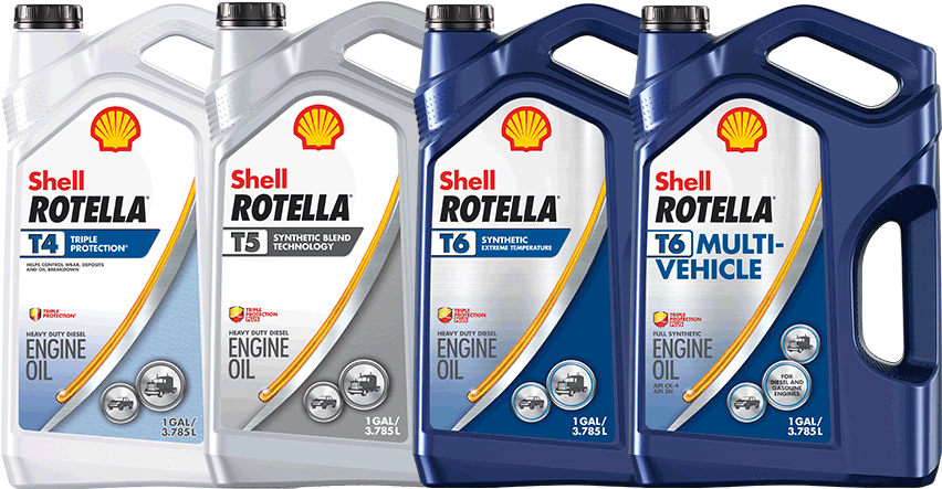 Download Shell Rotella® T4 Triple Protection® - Rotella T4 Oil 5w30 PNG ...