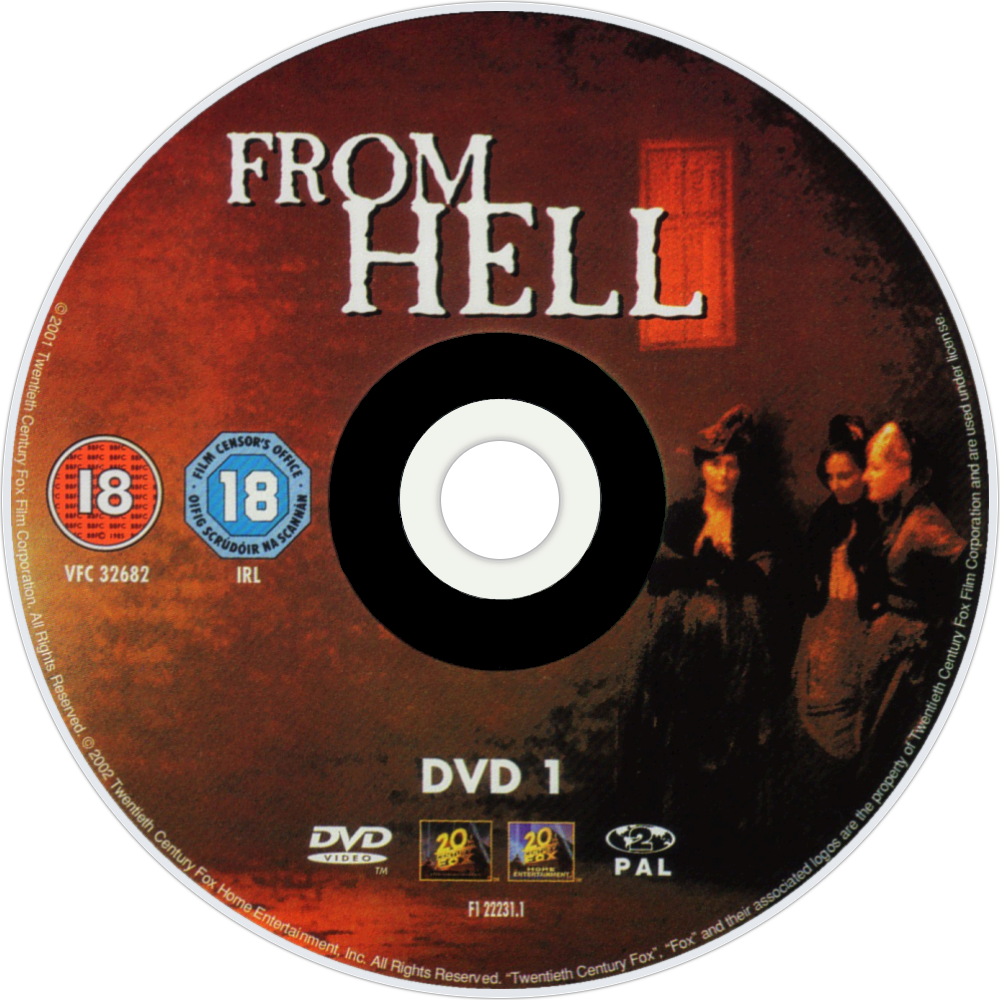 Download From Hell Dvd Disc Image - Hell (2001) PNG Image with No ...