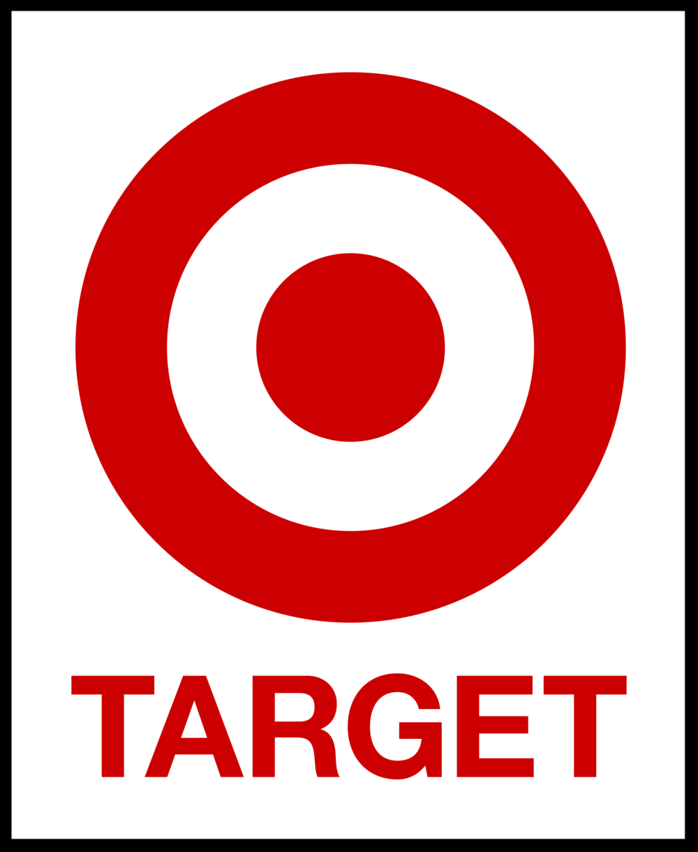 Target Logo And Wordmark - Target Logo Coloring Page - Free Transparent ...