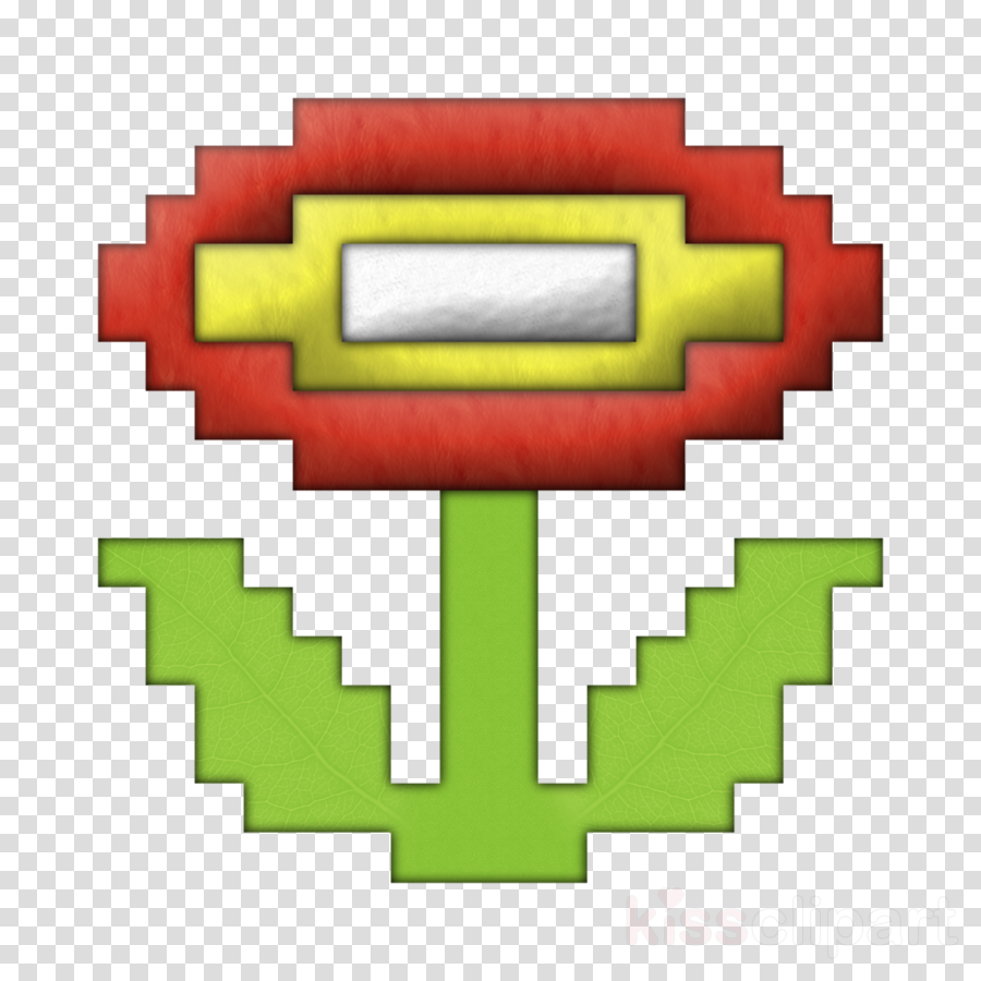 Pixel Mario Flower
