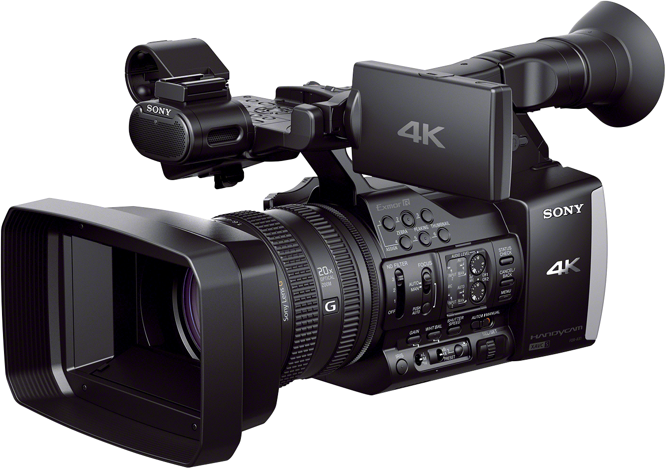 Download News Camera Png Clipart Black And White Download - Sony Nx5 ...