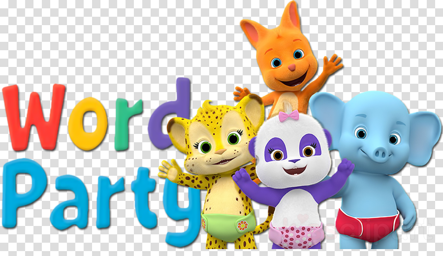 Word Party Clipart Party Birthday Netflix - Free Transparent PNG ...