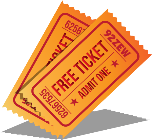 Free Clipart Of A Ticket