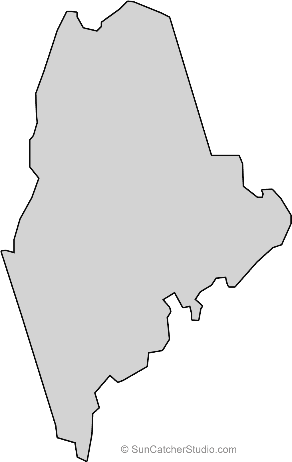 Maine - Maine State Outline - Free Transparent PNG Download - PNGkey