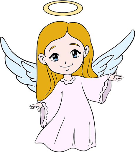 How To Draw Angel - Drawing - Free Transparent PNG Download - PNGkey