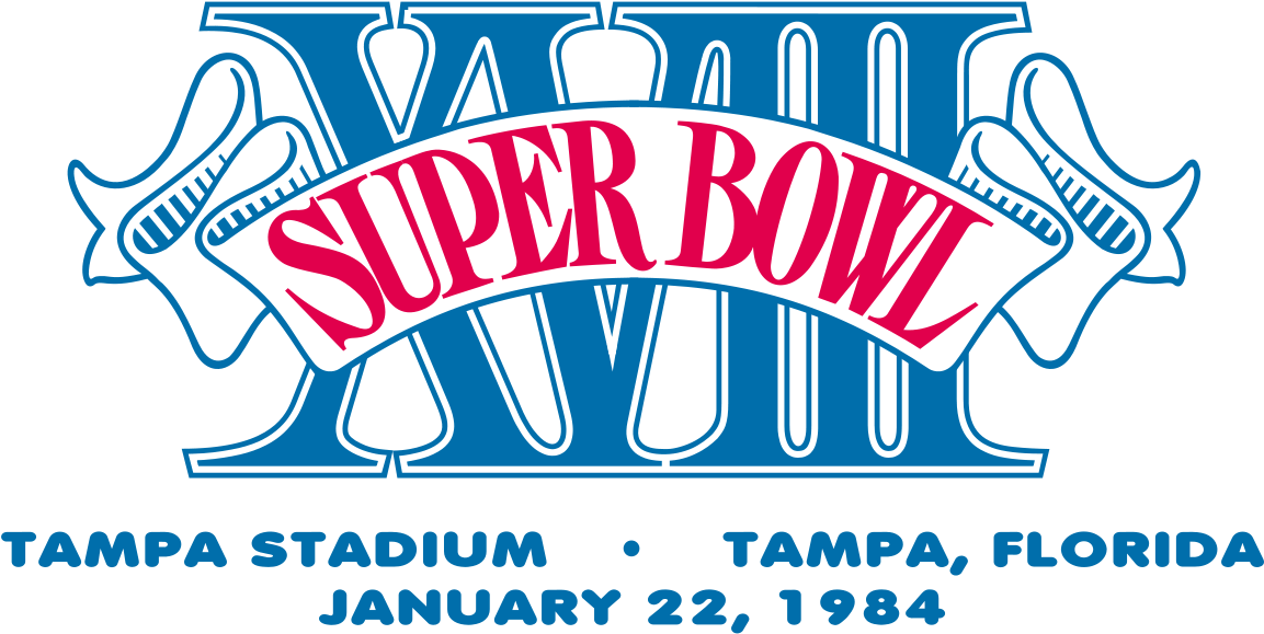 Super Bowl Xviii Logo - Free Transparent PNG Download - PNGkey