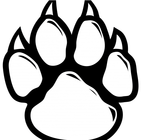 Tiger Paw Outline - Wolf Paw Print Outline - Free Transparent PNG ...