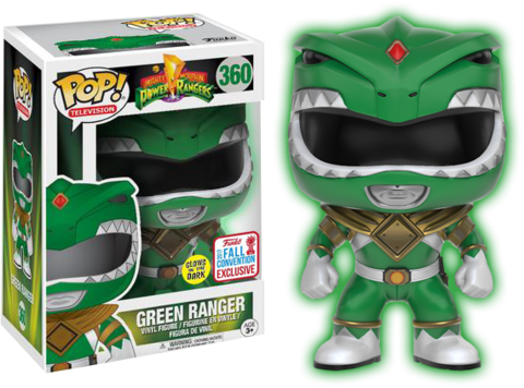 Power Rangers Funko Pop Green Ranger (shared Sticker) - Funko Green ...