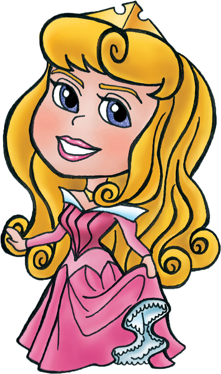 Disney Princess Cuties - Cartoon - Free Transparent PNG Download - PNGkey