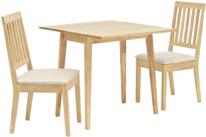 Table With Chairs Png High-quality Image - Drop-leaf Table - Free ...