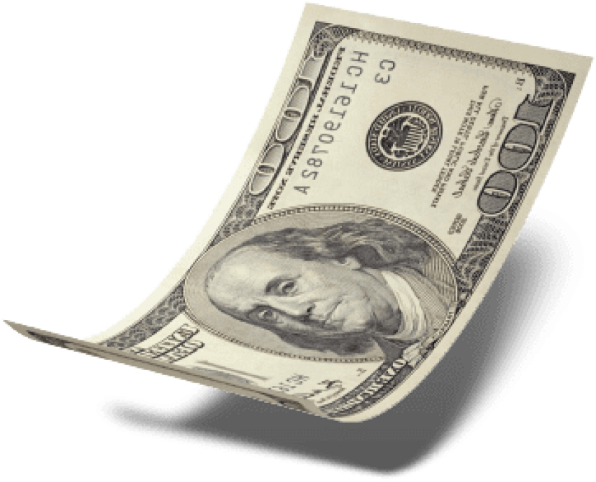 Download 100 Dollar Bills Falling Png Svg Transparent Stock - Floating ...