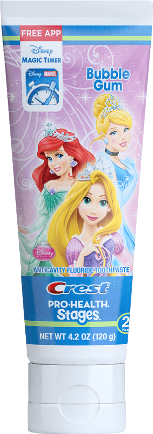 Download Crest Pro-health Stages Disney Princess Toothpaste - Crest ...