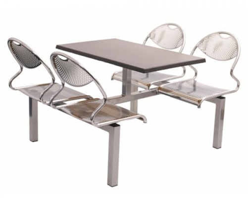 Canteen Table - Canteen Chair And Table Steel - Free Transparent PNG ...