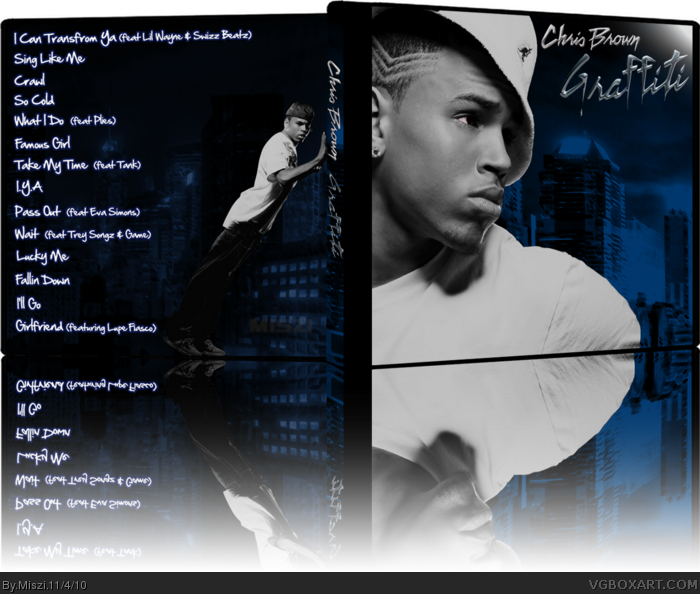 Download Graffiti Box Art Cover - Chris Brown PNG Image with No ...