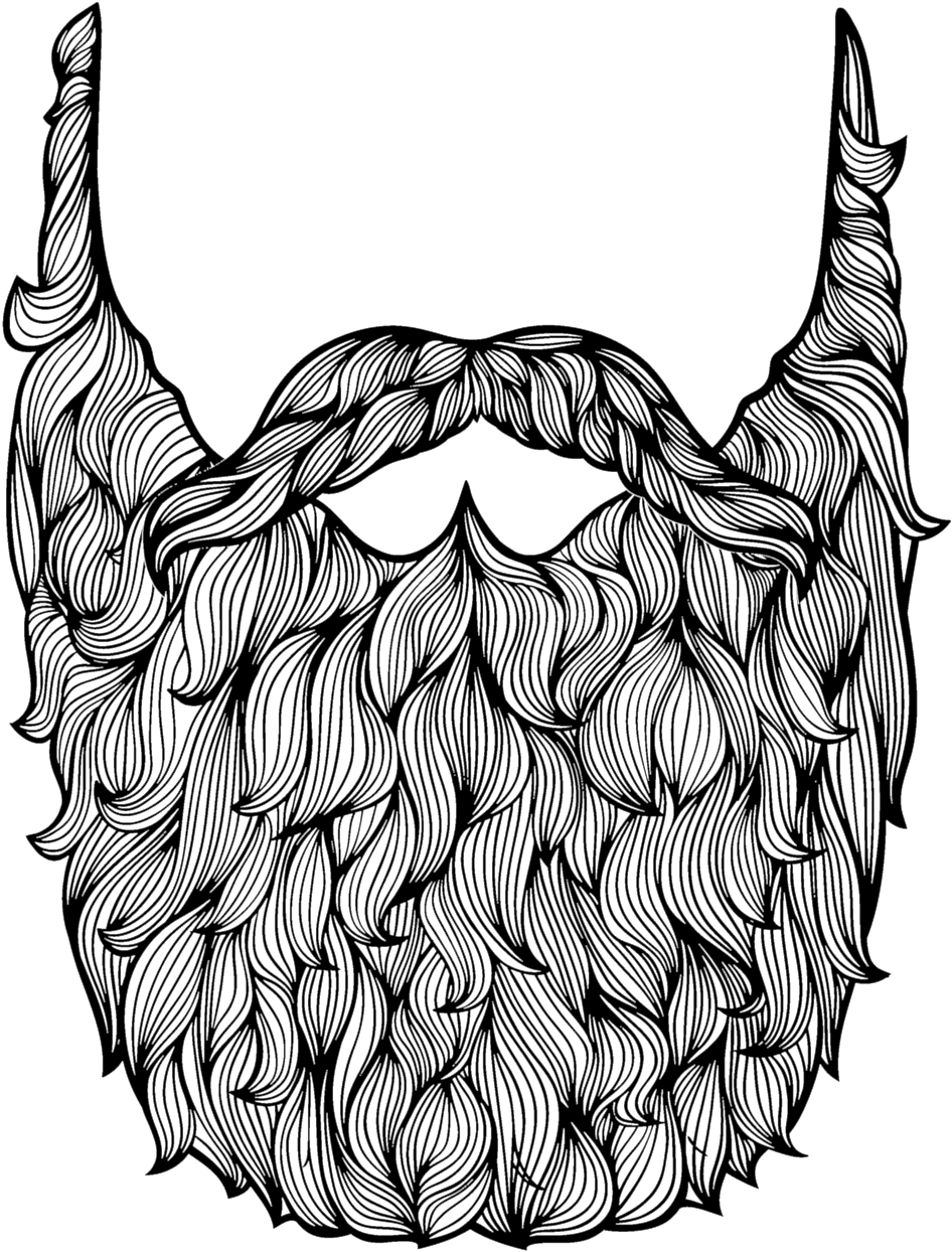 Download Goatee Drawing Simple - Mr Twits Beard Template PNG Image with ...