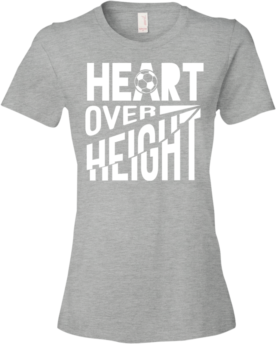 Download Heart Over Height - T-shirt PNG Image with No Background ...