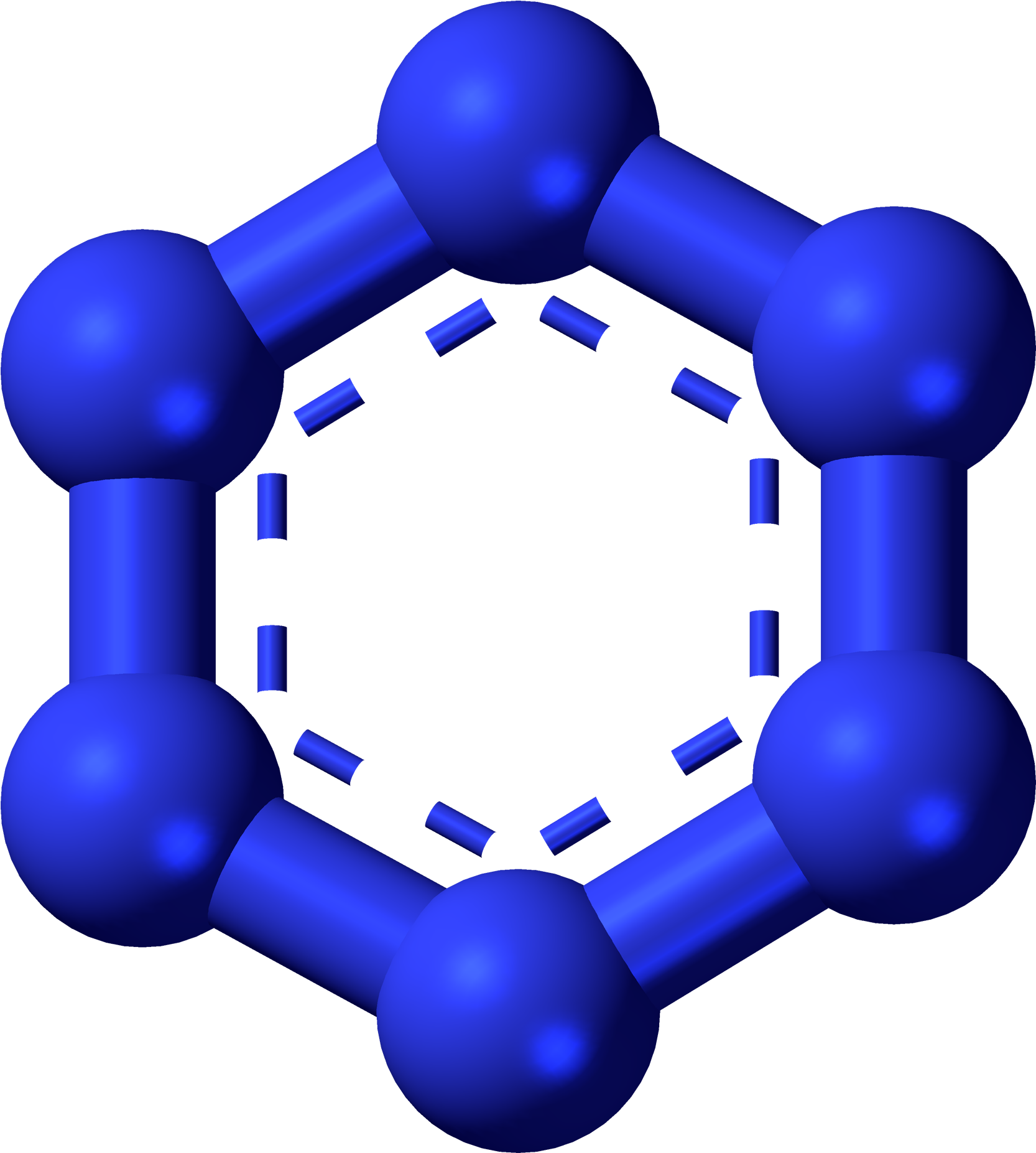 Download Hexazine 3d Balls - Molecule PNG Image with No Background ...