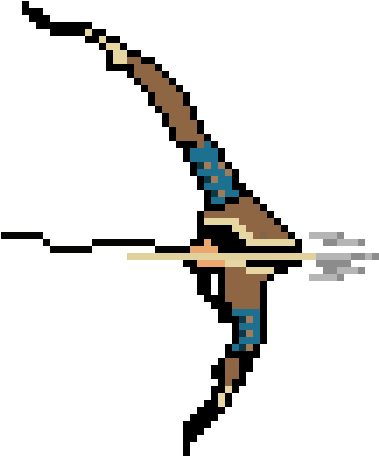 Hanzo Bow - Hanzo Pixel Spray Png - Free Transparent PNG Download - PNGkey