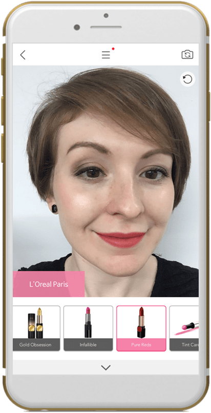 Download Ai & Tech Innovation - Modiface Estee Lauder Chatbot PNG Image ...