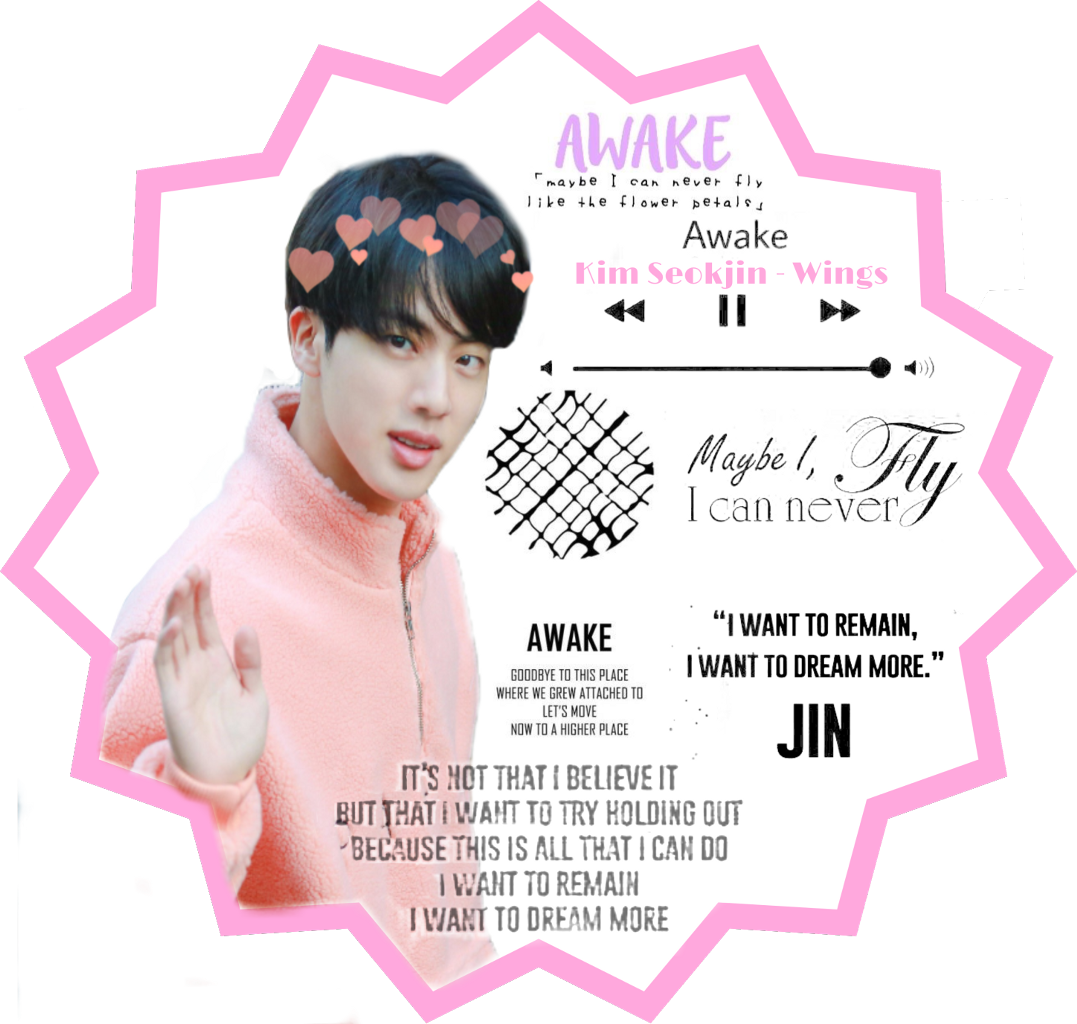 Download Bts Sticker Jin Awake PNG Image with No Background - PNGkey.com