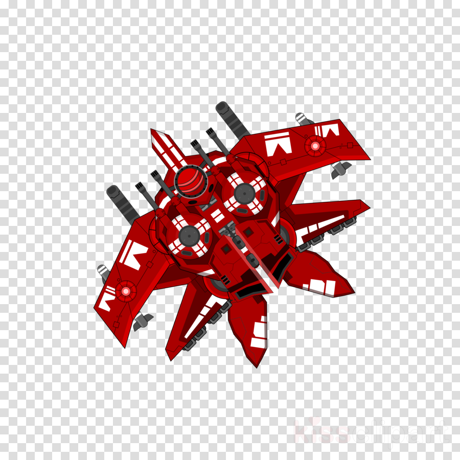 Download Red Spaceship Png Clipart Spacecraft Clip Art PNG Image with ...