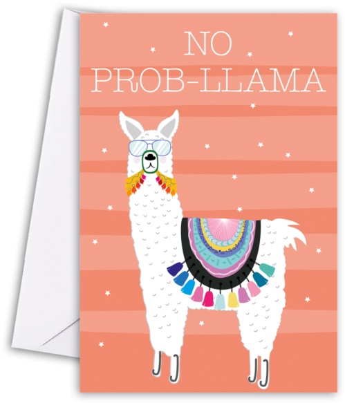 Download No Prob-llama - Llama PNG Image with No Background - PNGkey.com