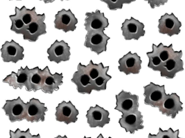 Download Beistle Bullet Holes Peel 'n Place Party Accessory PNG Image ...