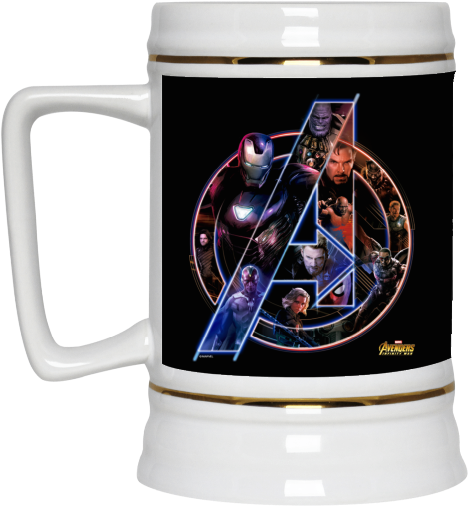 Download Marvel Avengers Infinity War Neon Team Graphic Beer - De Los ...