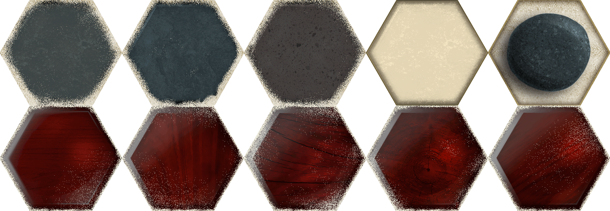 Tiles Sprite Sheet - Hexagon Spritesheet - Free Transparent PNG ...