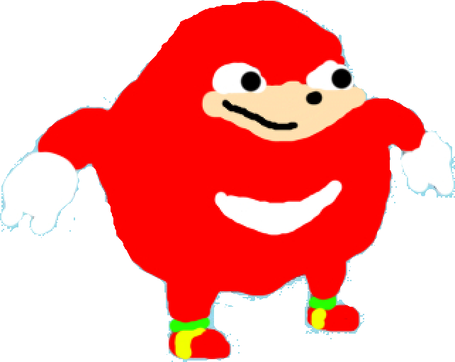 Download 38kib, 642x511, Ugandan Knuckles - Cartoon PNG Image with No ...
