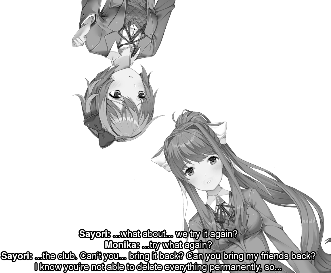 Download Ddlc Doki Doki Literature Club Monika Ddlc Sayori Ddlc ...