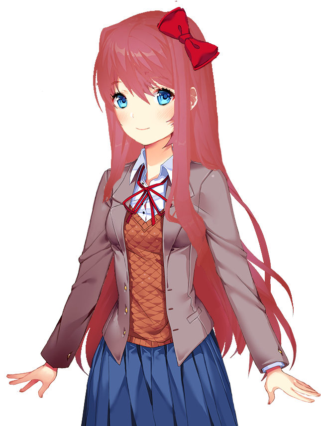 Download Mod Art - Sayori Cute PNG Image with No Background - PNGkey.com