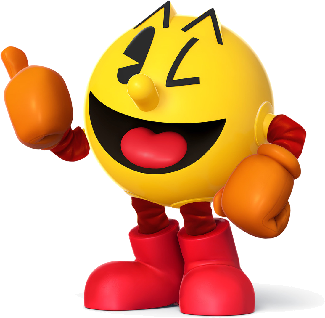 Download Red Pac-man - Super Smash Bros Pac Man Png PNG Image with No ...