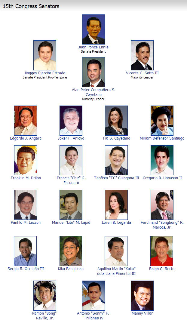 Download Image - Senators Of The Philippines 2010 PNG Image with No ...