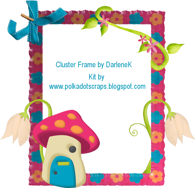 Download Fantasy Cluster Frames And A Flower Word Art - Picture Frame PNG Image with No ...