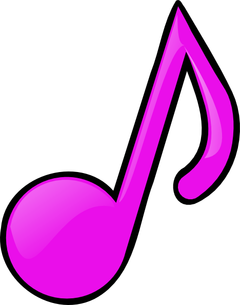 Download Music Notes Clipart Pink - Pink Music Note Clip Art PNG Image ...