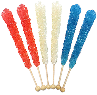 Download Usa Rock Red, White & Blue Rock Candy Crystal Sticks - Rock ...