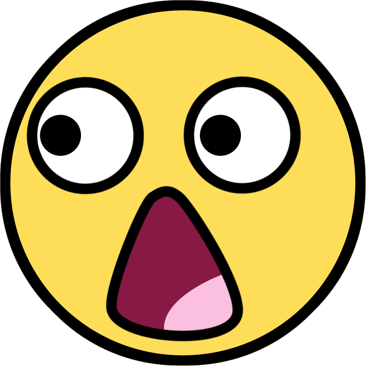 Omg Face Png Jpg Library - Cartoon Shocked Face - Free Transparent PNG ...