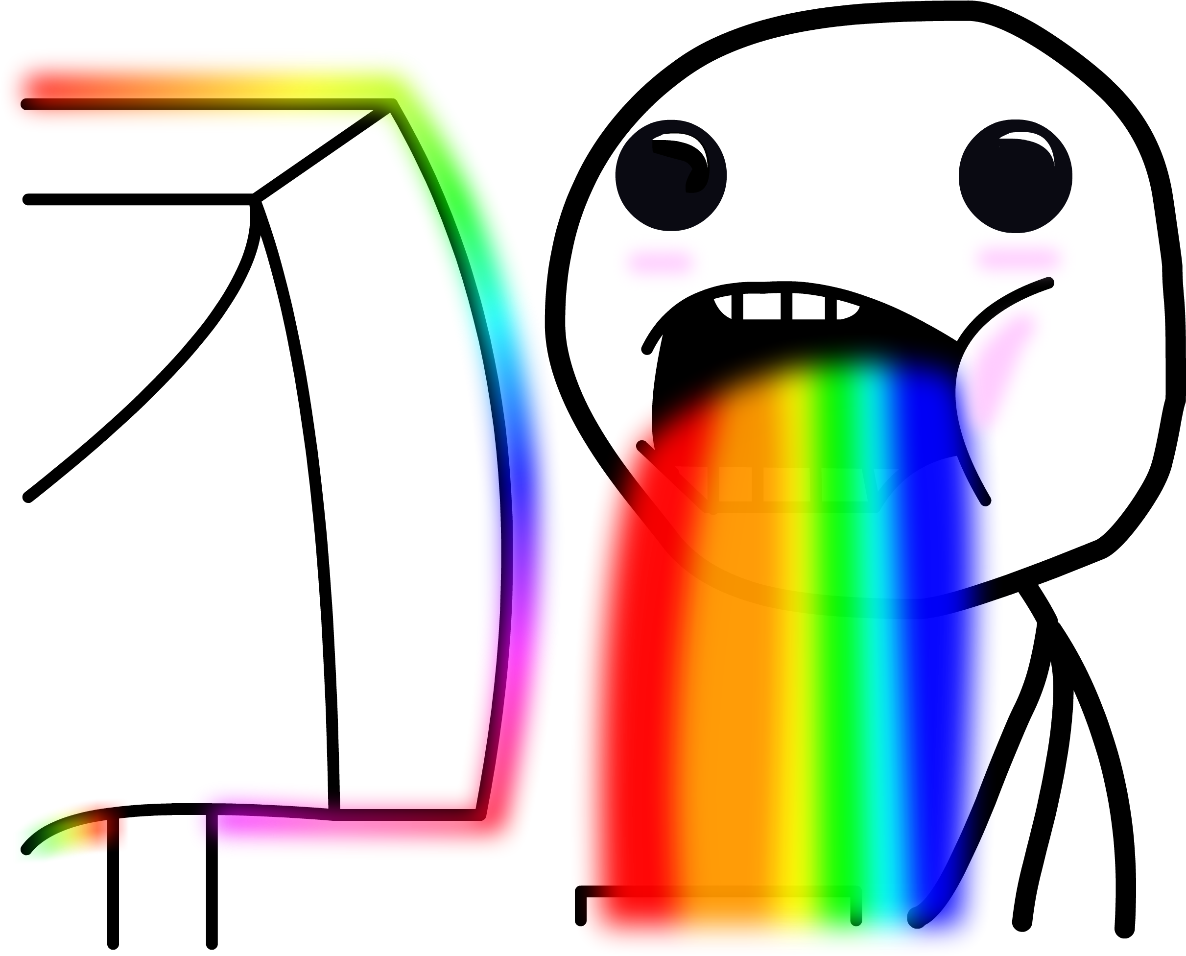 Rainbow Meme Png - Free Transparent PNG Download - PNGkey