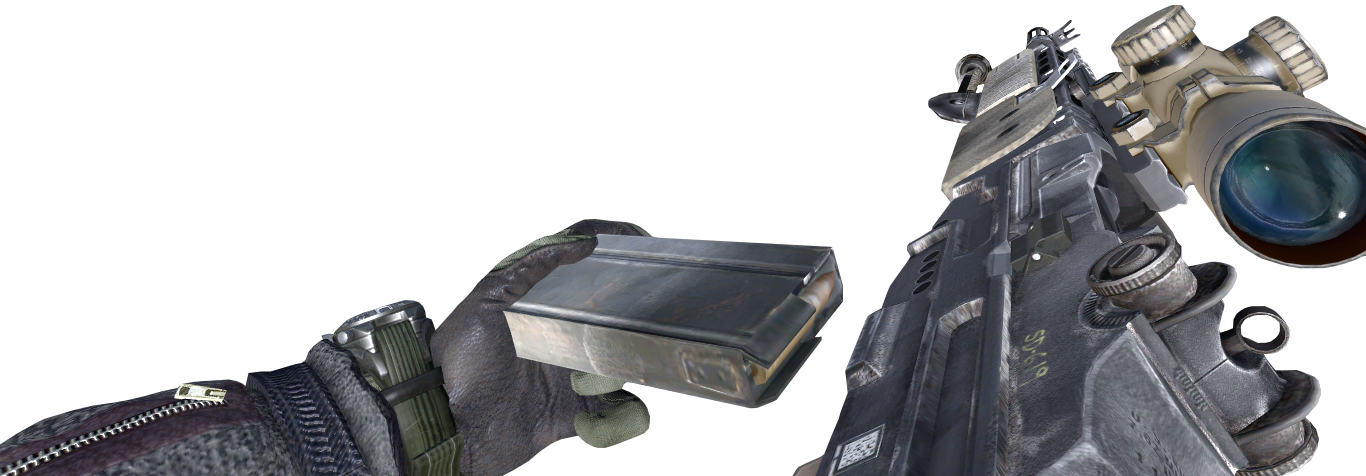 Download M14 Ebr Reloading Mw2 - M21 Ebr Mw2 Png PNG Image with No ...