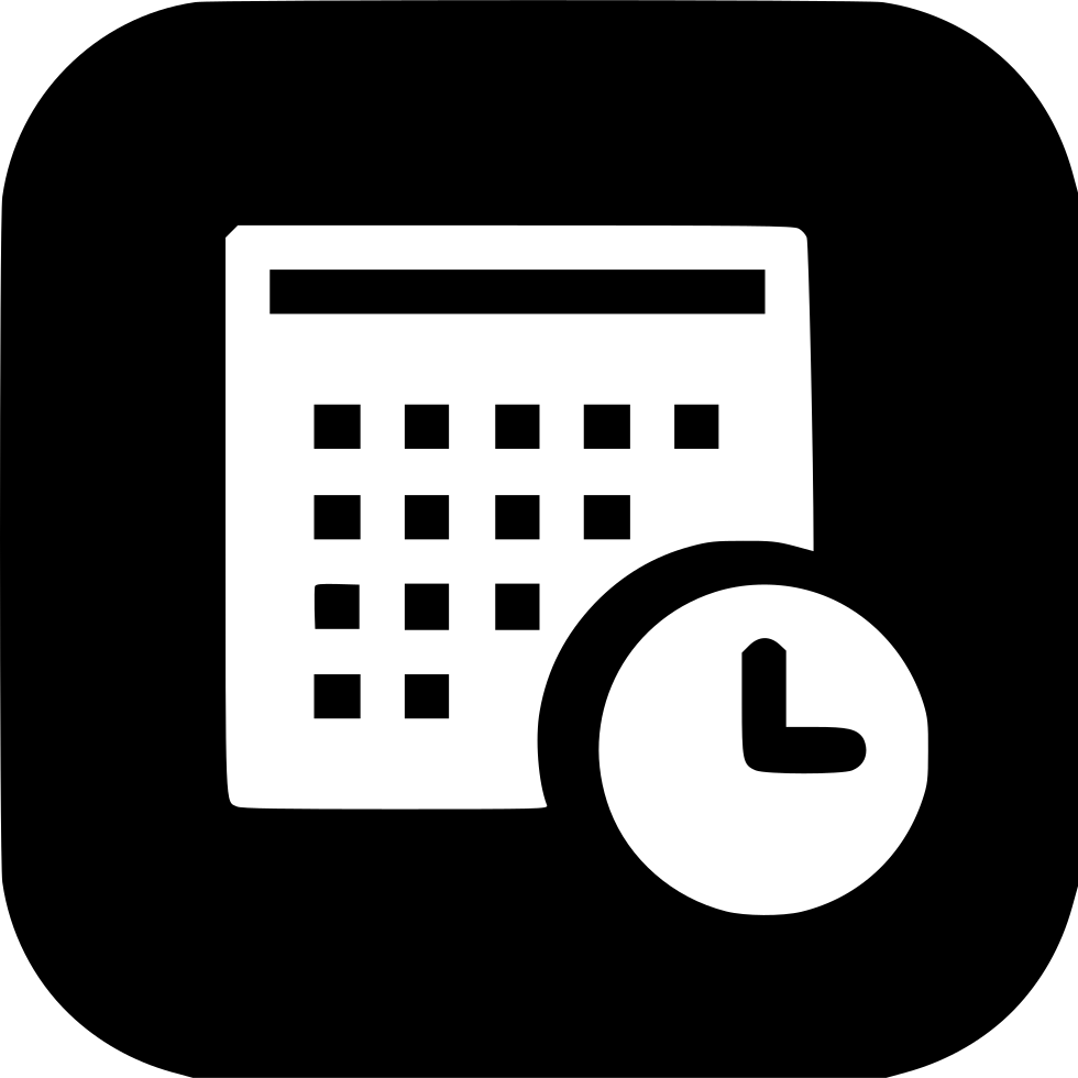 Png File Svg - Time Schedule Icon - Free Transparent PNG Download - PNGkey