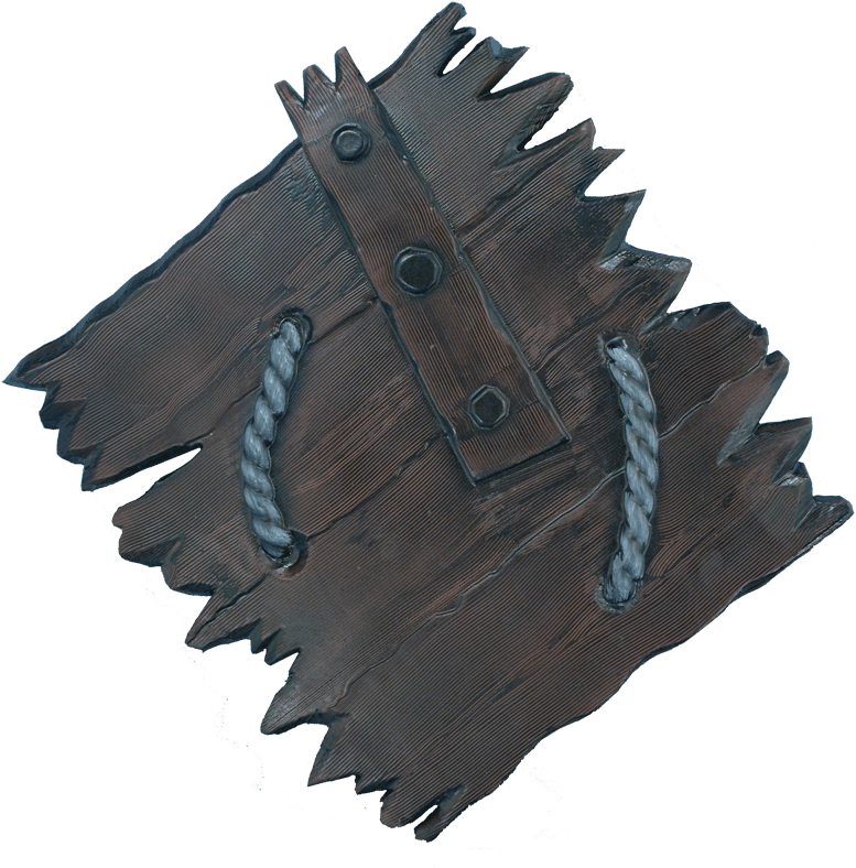 Download Wooden Larp Ork Shield - Armor Venue - Wooden Larp Ork Foam ...