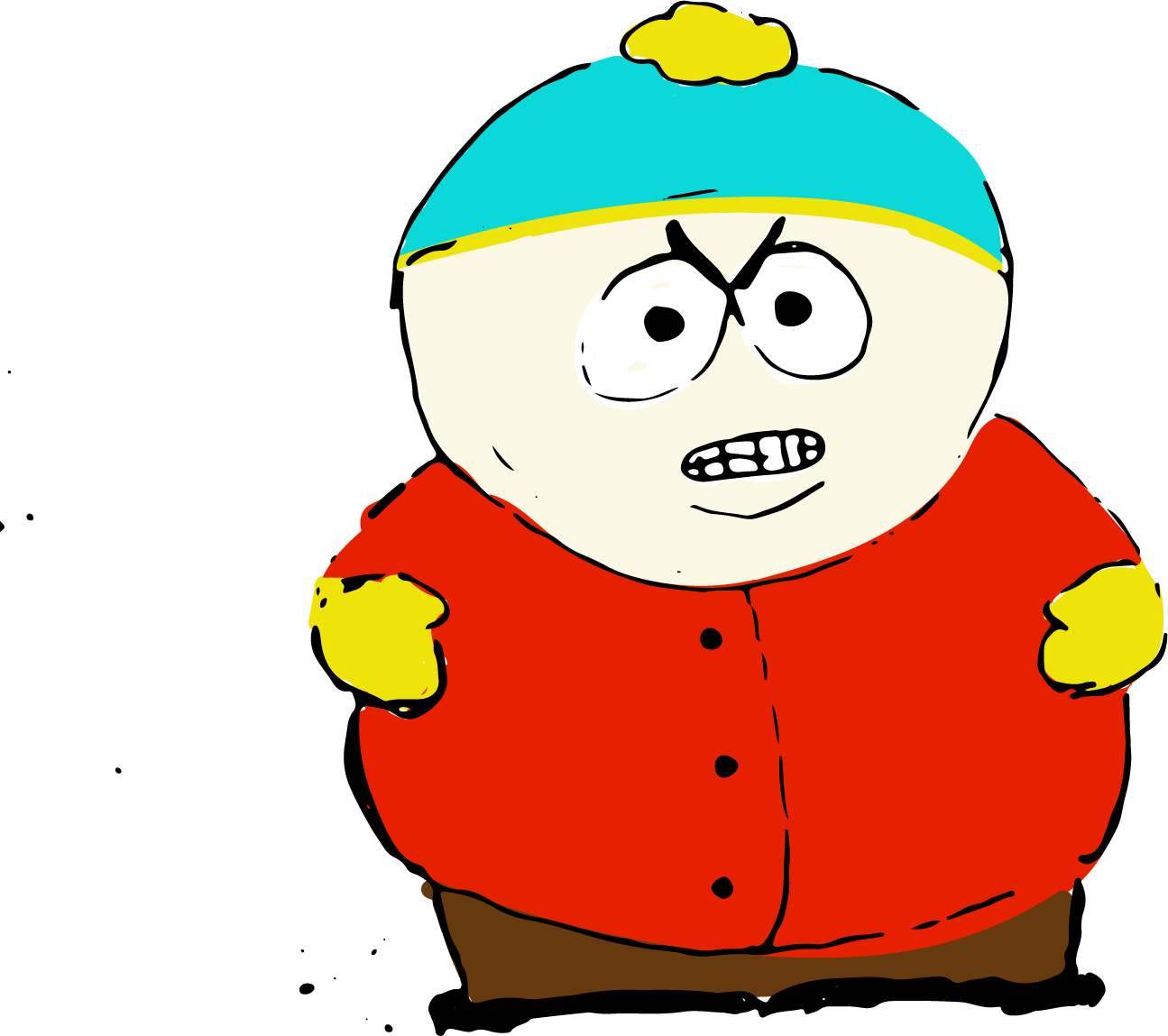 Cartman From South Park - Drawing - Free Transparent PNG Download - PNGkey
