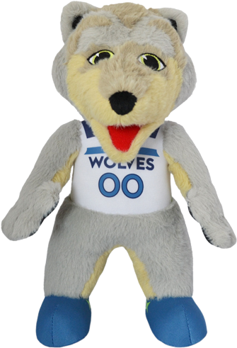Download Minnesota Timberwolves Crunch Mascot Plush PNG Image with No ...