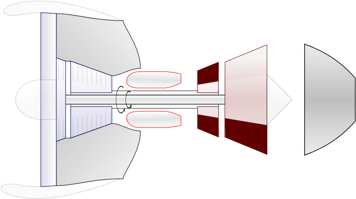 Download Overall Layout Of General Electric Cf6 - Diagram PNG Image ...