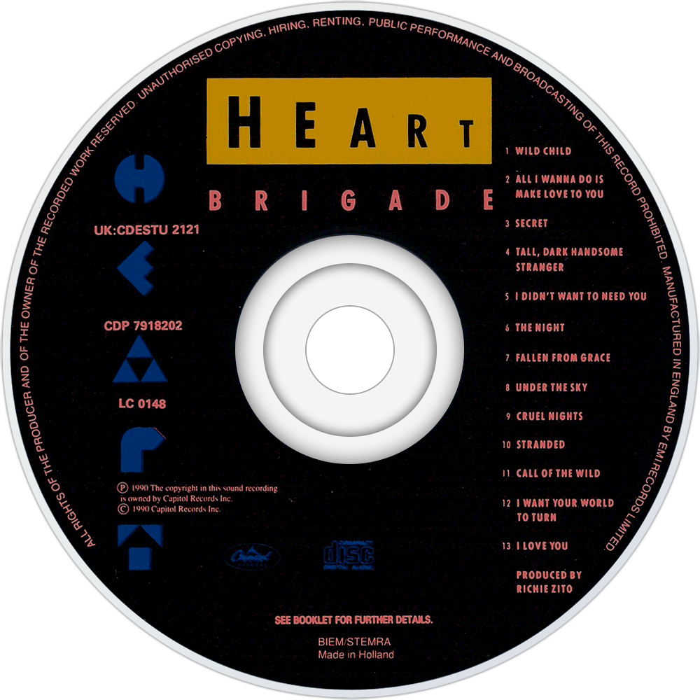 Download Heart Brigade Cd Disc Image - Wanna Do Is Make Love PNG Image ...