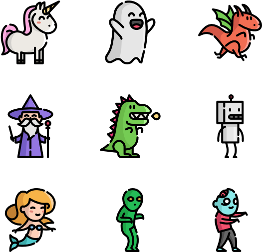 Download Fantastic Characters - Fantastic Icon PNG Image with No ...